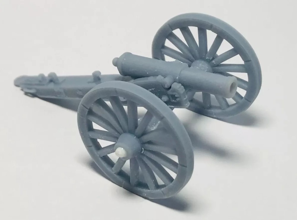 ACW Artillery 12 Pounder Boat Howitzer Cannon Picket Boat (1/56) 28mm scale