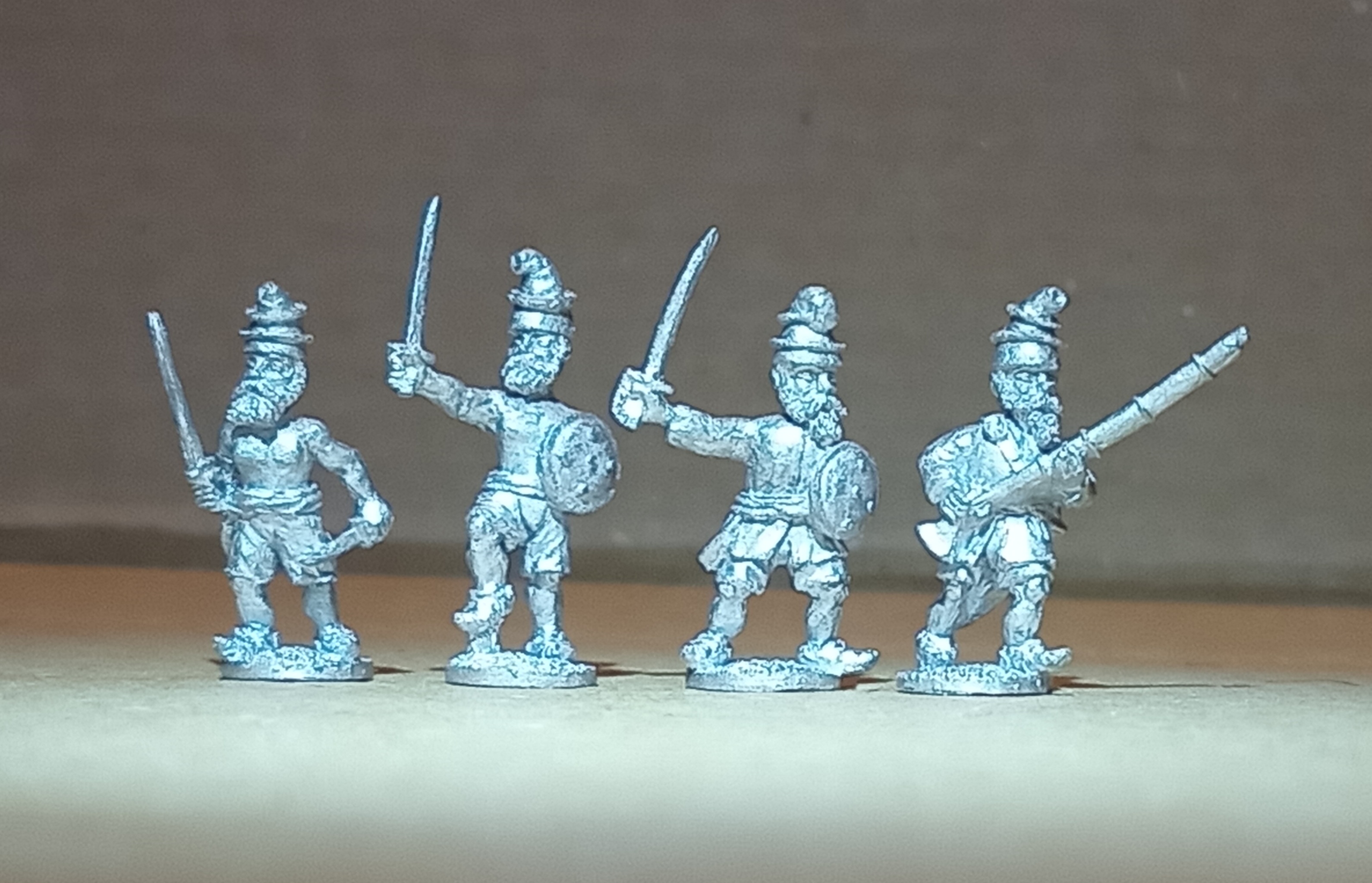 Sikh Akali Infantry with assorted weapons